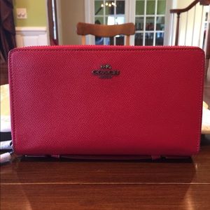 Coach | Bags | Coach Double Zip Wallet Travel Organizer | Poshmark
